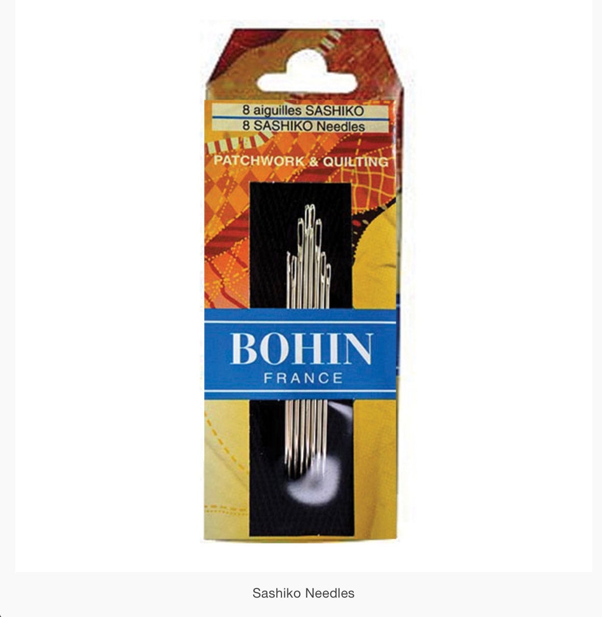 Bohin Needles Sashiko 8 pcs | Nuno Nuno